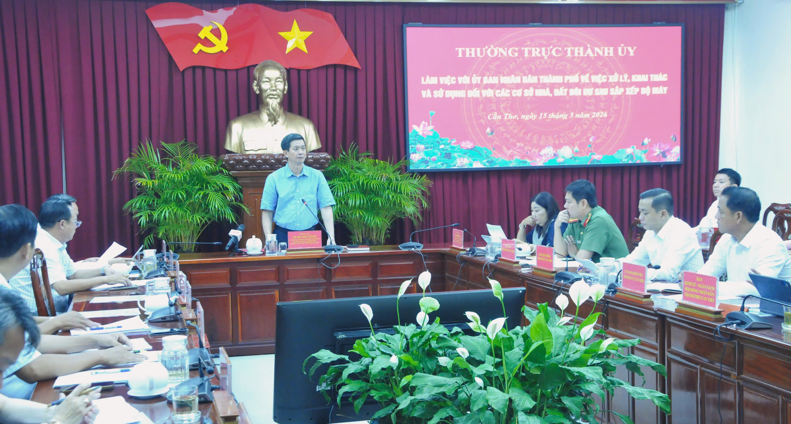 Bí thư Cần Thơ Lê Quang Tùng: ‘Hạn chế tối đa đầu tư trụ sở hành chính mới’