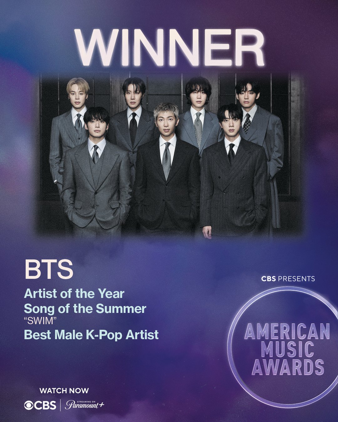 BTS bùng nổ tại American Music Awards 2026 với cú hattrick ấn tượng