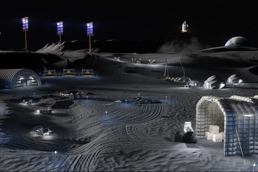 NASA releases details of plans to build a permanent base on the Moon.