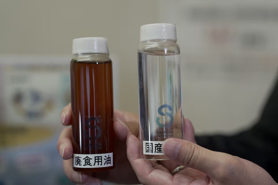 Japan steps up efforts on cooking oil in race for sustainable aviation fuel