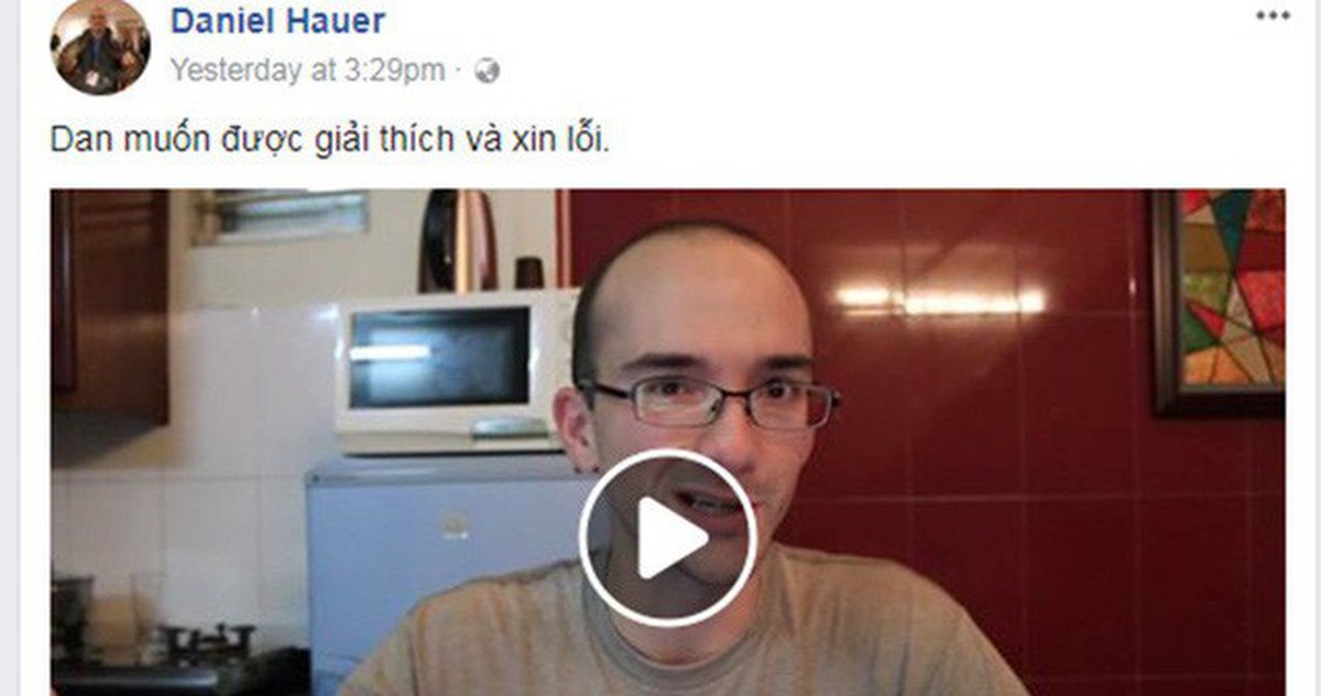 Sẽ xử phạt hành vi xúc phạm của Daniel Hauer - Tuổi Trẻ Online