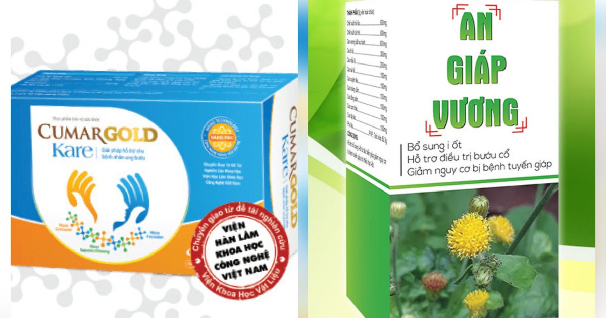 Cục An toàn thực phẩm: Cumar Gold Kare và An Giáp Vương quảng cáo sai ...