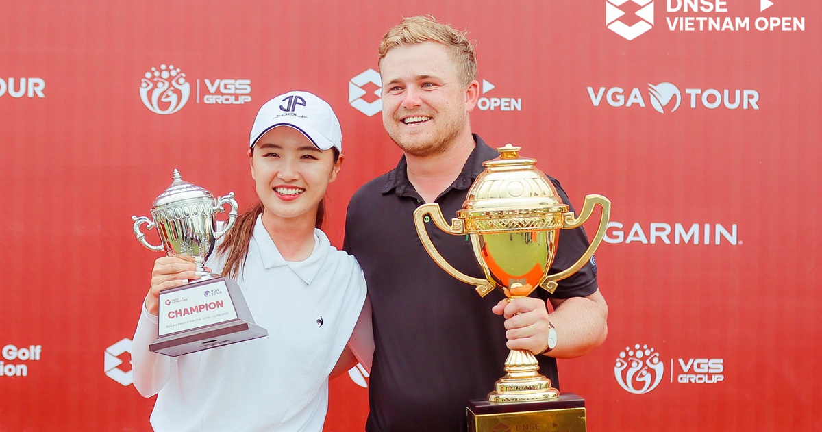 Joel Troy và Lina Kim vô địch Giải golf DNSE Vietnam Open 2022 - Tuổi ...