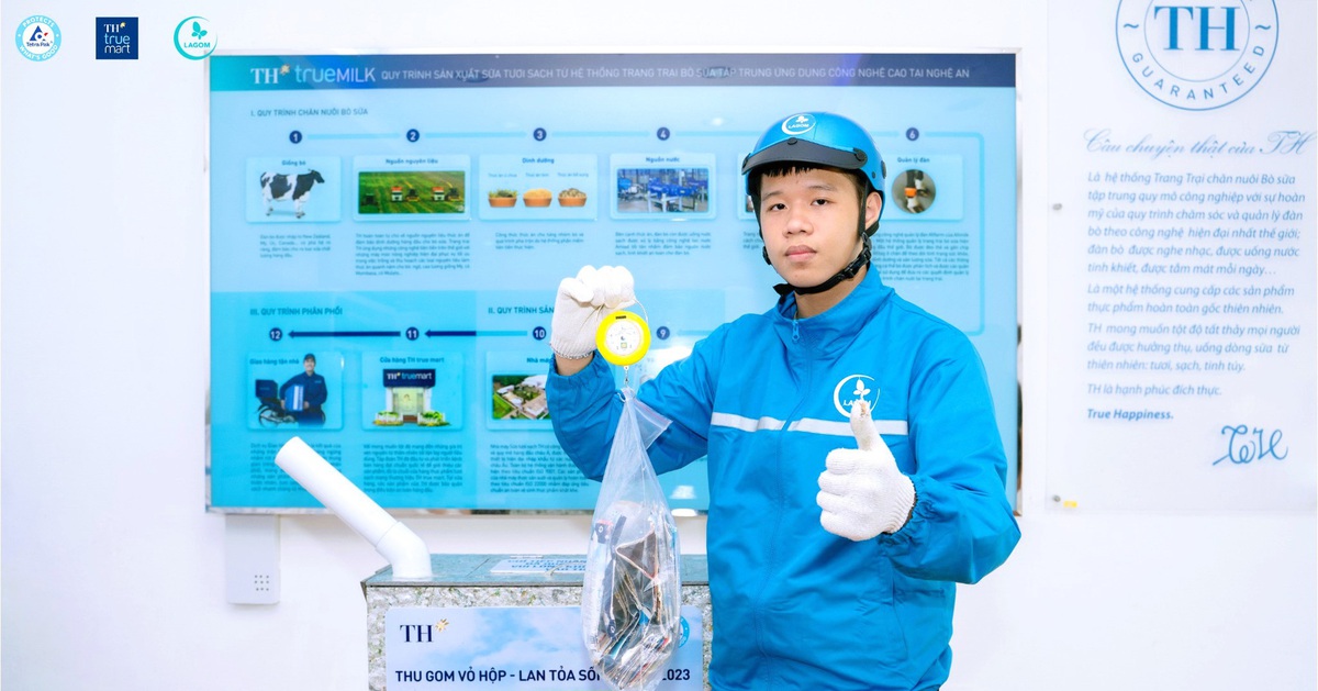 TH True MILK: Thu gom vỏ hộp - lan tỏa sống xanh - Tuổi Trẻ Online