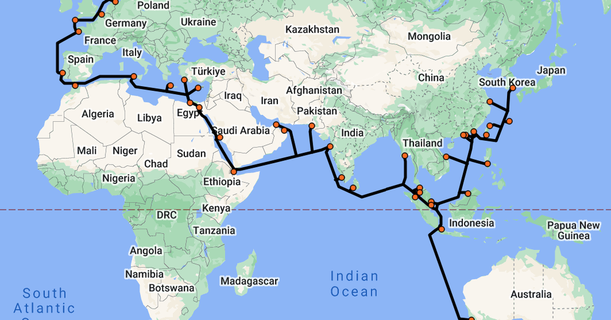 Tuyến cáp quang biển SMW3 gặp sự cố, đã khắc phục xong - Tuổi Trẻ Online