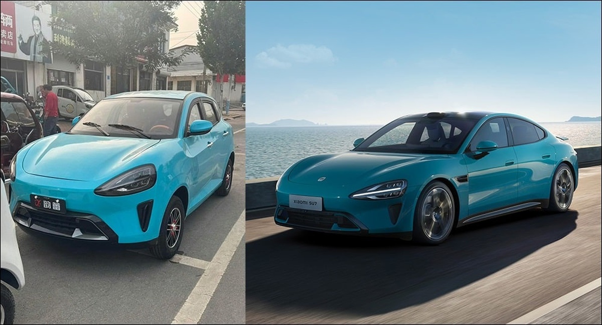 Xe Trung Quốc cũng bị chính người Trung Quốc nhái: Xiaomi SU7 có 'bản ...