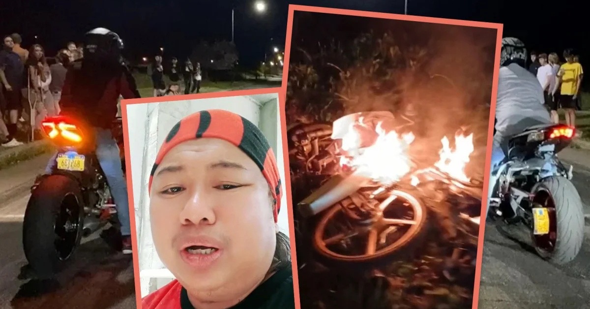 Lo con thành quái xế, cha đốt xe máy Honda Dream - Tuổi Trẻ Online