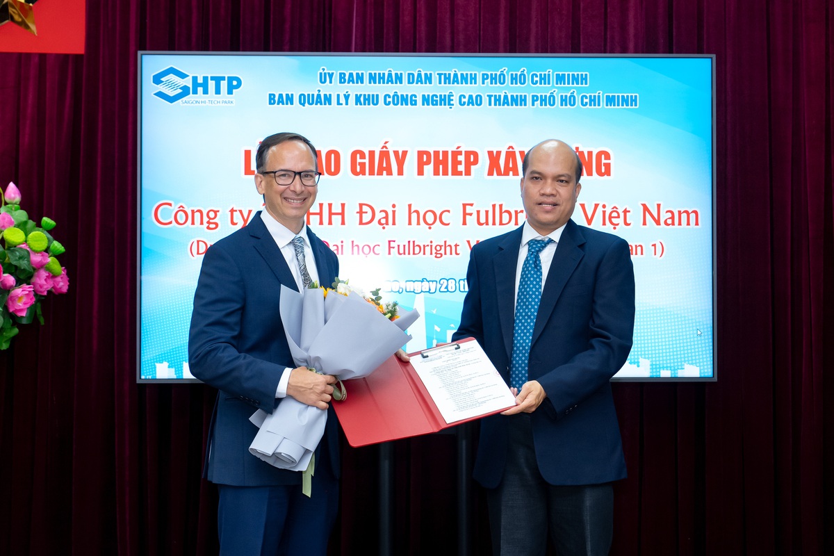Đại học Fulbright Việt Nam có giấy phép xây dựng ở Khu công nghệ cao TP ...