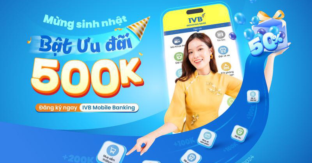 'Rinh' quà khi mở tài khoản IVB Mobile Banking - Tuổi Trẻ Online