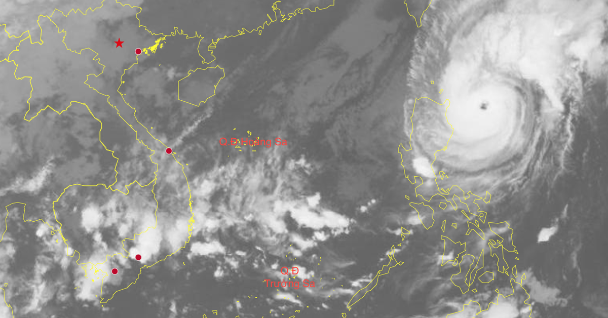 Bão Yinxing mạnh lên cấp 14, giật cấp 17, các tỉnh ven biển thông báo ...