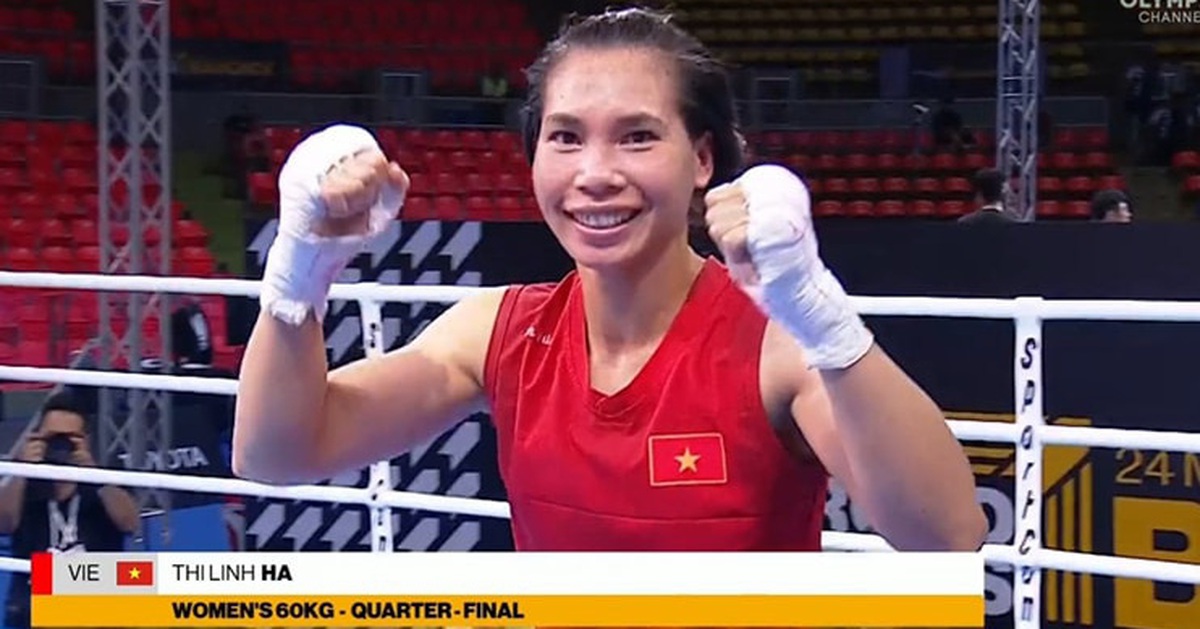 Tay đấm Hà Thị Linh giành quyền vào trận tranh vé trực tiếp dự Olympic 2024 - Tuổi Trẻ Online