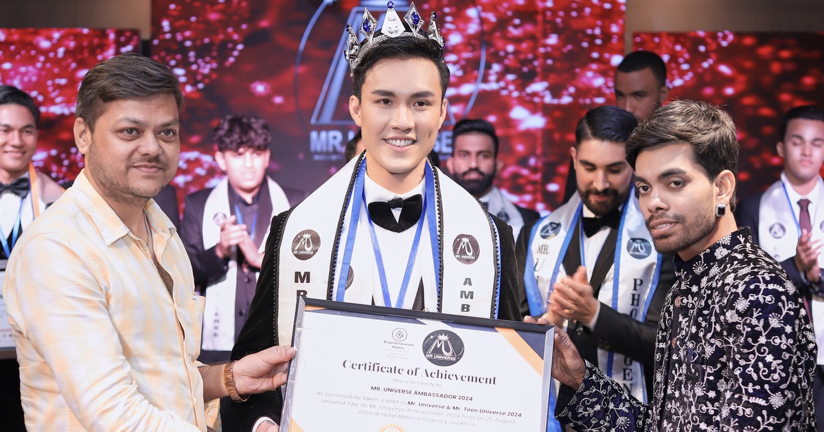 Tyler Bùi là Nam vương Đại sứ Hoàn vũ 2024 - Tuổi Trẻ Online