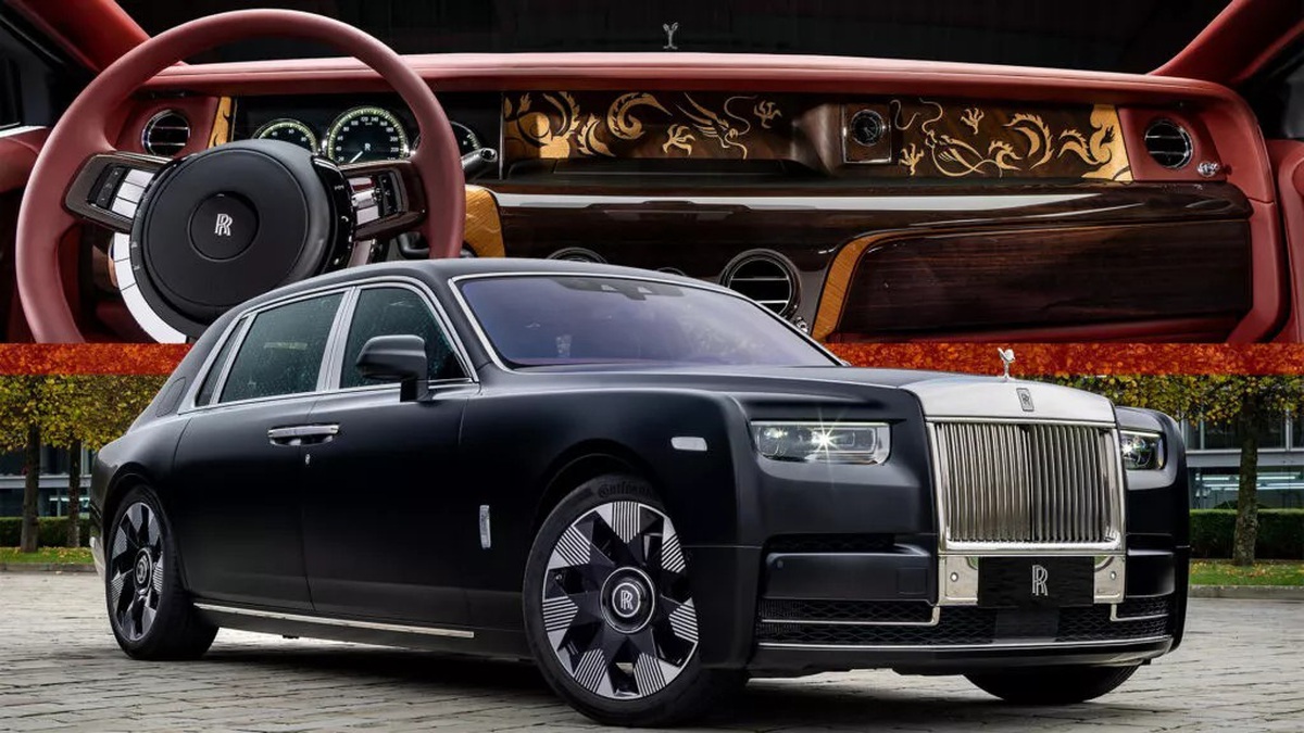 Rolls-Royce Phantom Dragon: Độc bản, trần bầu trời sao cùng bộ đôi rồng ...