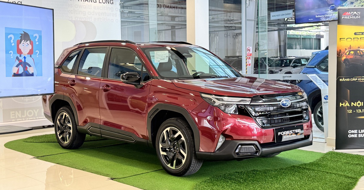 Subaru Forester 2025 ra mắt Việt Nam: Giá từ 1,299 tỉ đồng, nhập Nhật ...