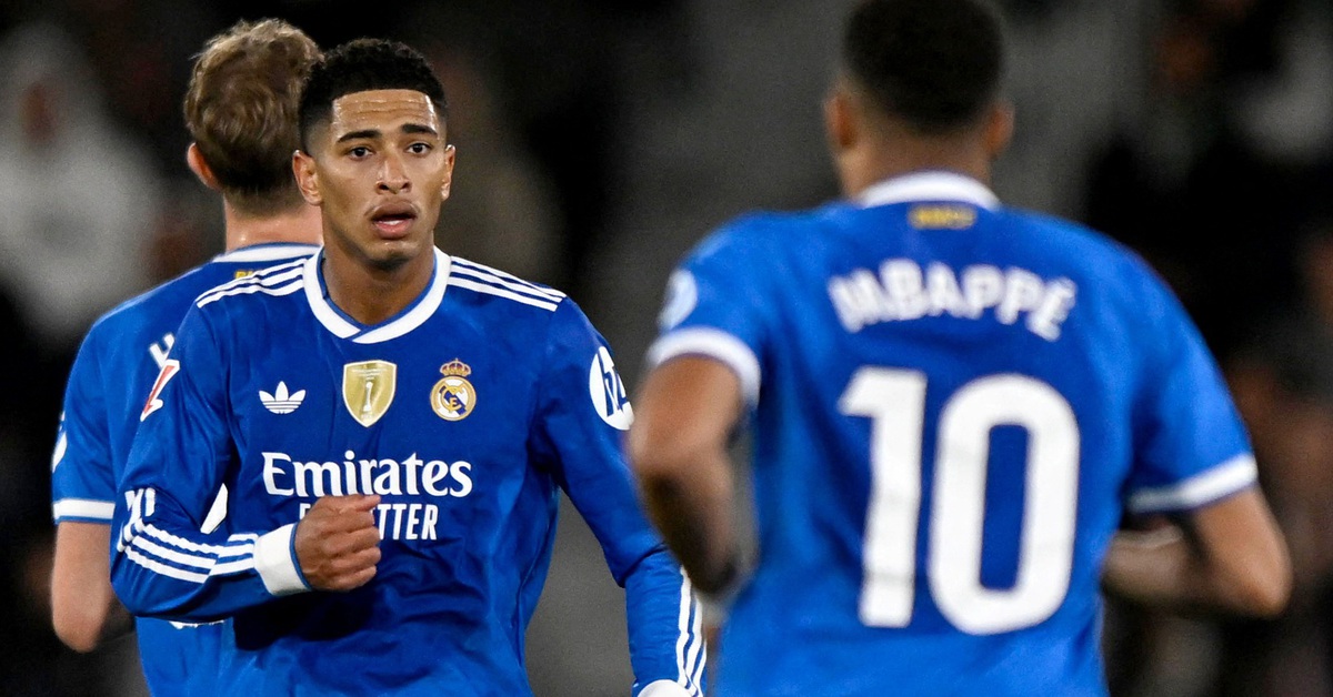 Bellingham cứu Real Madrid khỏi trận thua bẽ mặt - Tuổi Trẻ Online