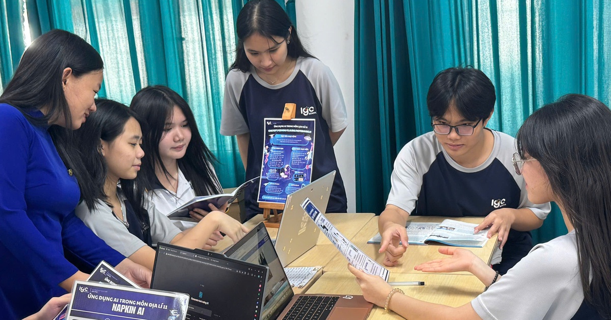 AI vào tiết học sử, địa: Học sinh làm poster, bản đồ, video chỉ vài phút - Tuổi Trẻ Online