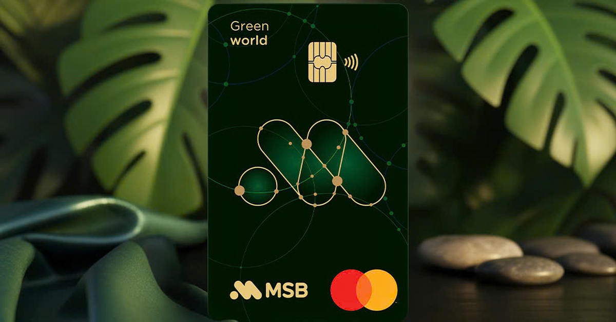 Thẻ tín dụng MSB Mastercard Green World: Tinh hoa trải nghiệm - Tuổi ...
