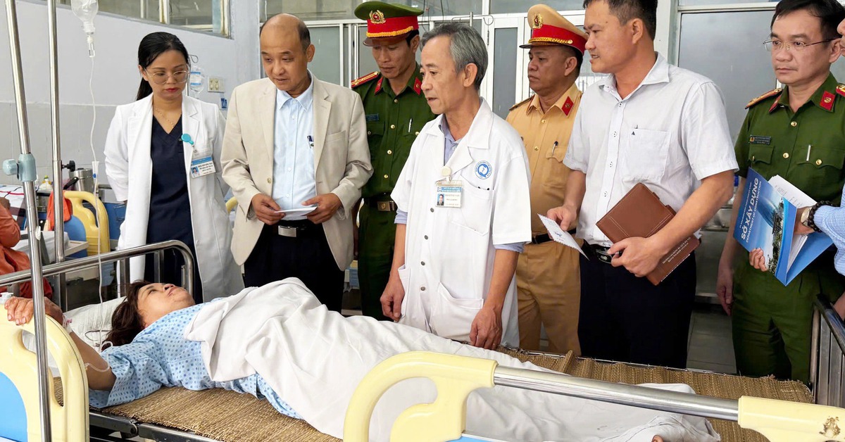 Lãnh đạo Đà Nẵng thăm các nạn nhân vụ tai nạn xe khách và đầu kéo trên ...