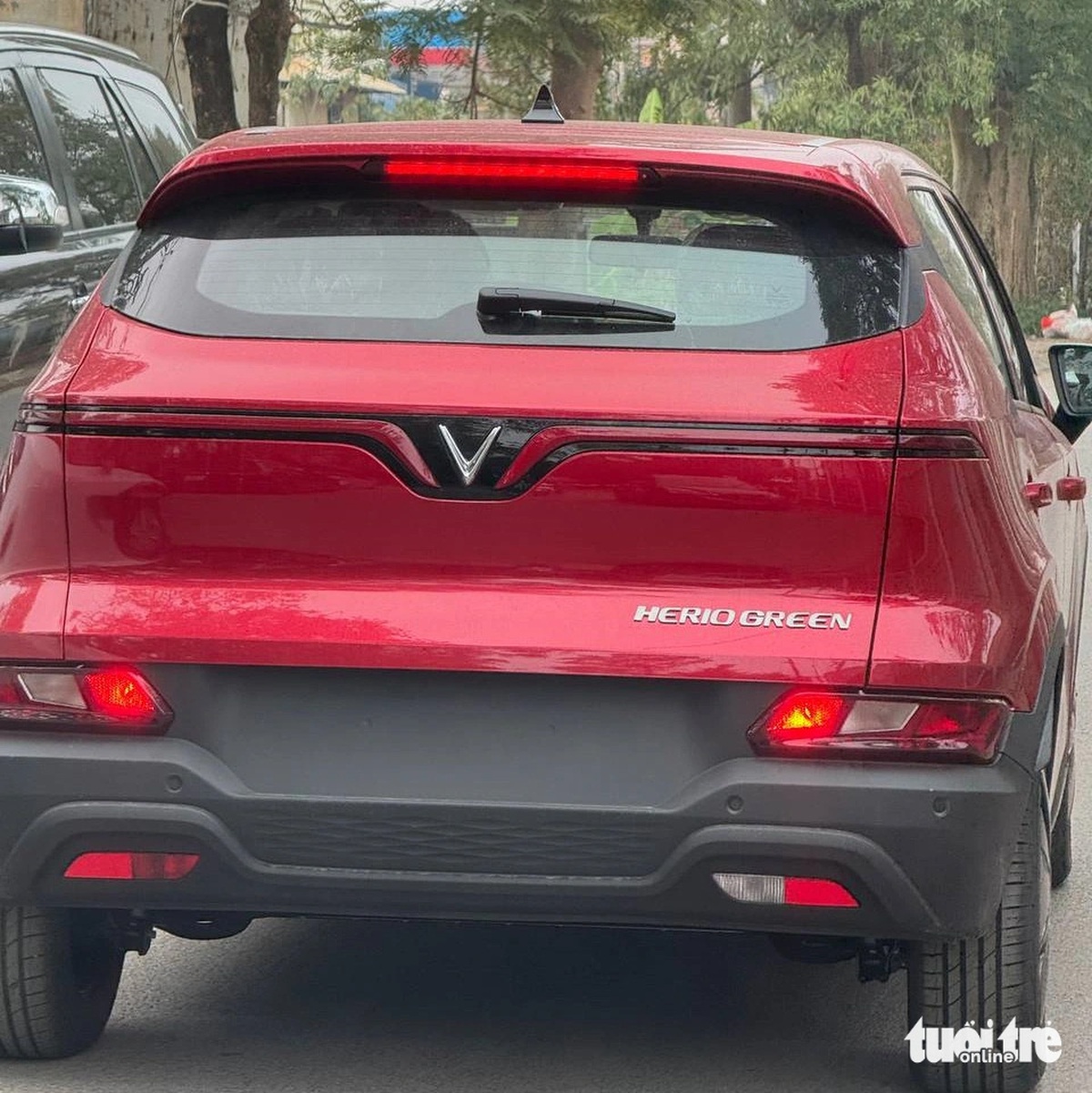 Bắt gặp VinFast Herio Green trên phố: Giống VF 5, chỉ khác vài chi tiết ...
