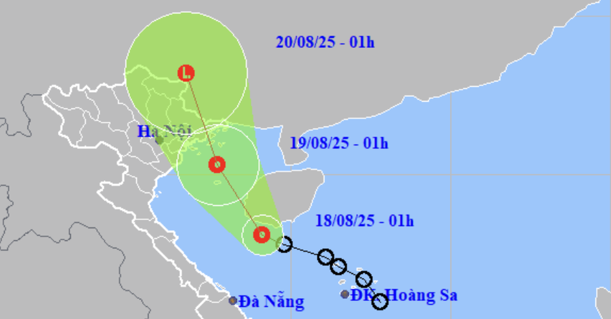 Hôm nay áp thấp nhiệt đới vào vịnh Bắc Bộ, Đông Bắc Bộ và Thanh Hóa mưa lớn - Tuổi Trẻ Online