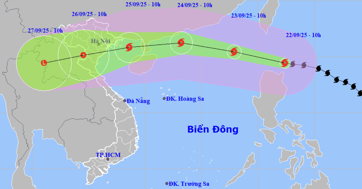 Siêu bão Ragasa dự kiến đổ bộ ngày 25-9, Thủ tướng yêu cầu nhiều tỉnh ...