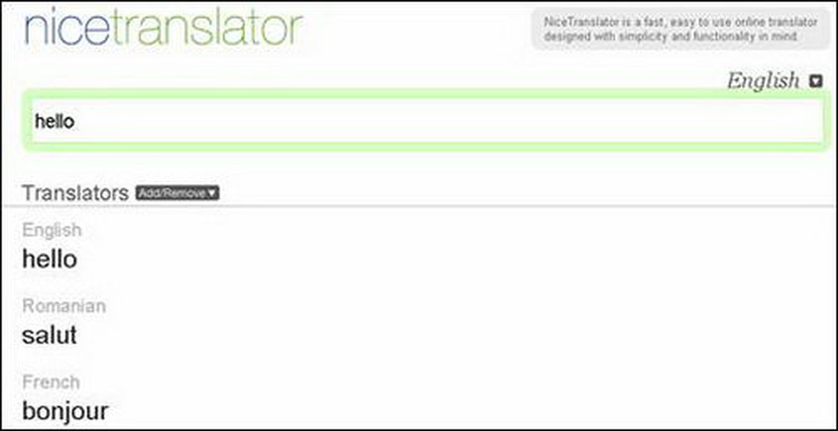 Nice Translator: Dịch thuật trực tuyến với nhiều ngôn ngữ - Tuổi Trẻ Online