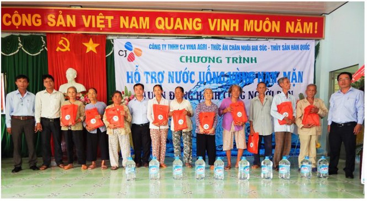 Công ty TNHH CJ Vina Agri đồng hành cùng người dân vùng hạn, mặn - Tuổi ...