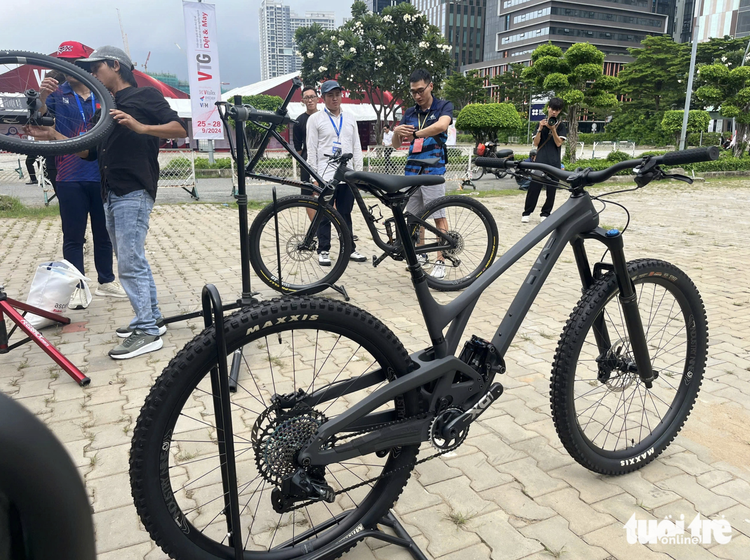 Various exotic bikes on display at Ho Chi Minh City expo