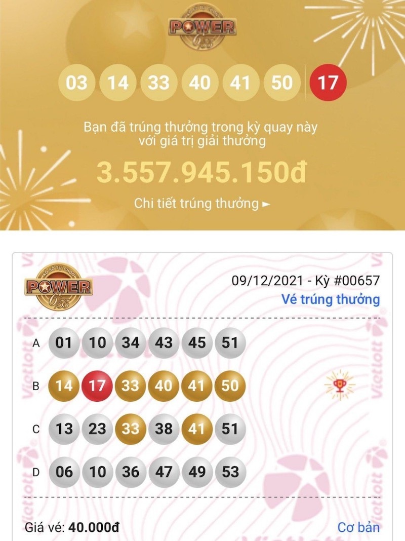 Nếu trúng số qua Vietlott SMS, bạn sẽ nhận thưởng như thế nào? - Tuổi ...