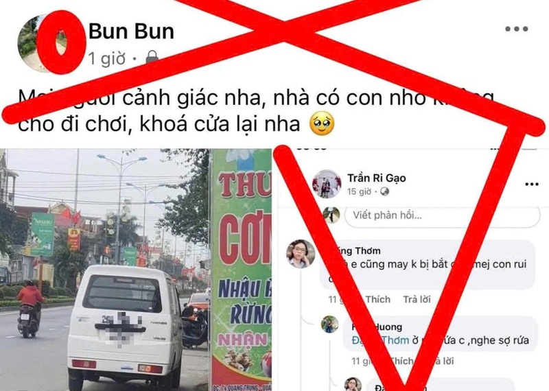 Đăng tin thất thiệt bắt cóc trẻ em, coi chừng nếm 'trái đắng' - Tuổi Trẻ Online