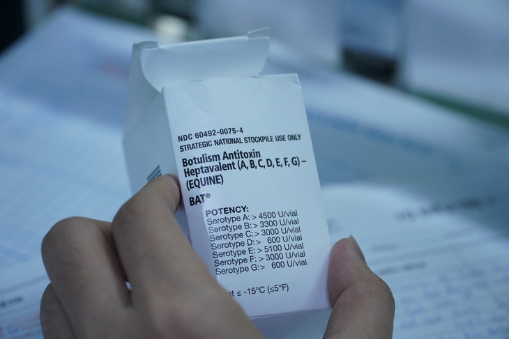 6 vials of WHO-supplied emergency botulism antitoxin arrive in Vietnam