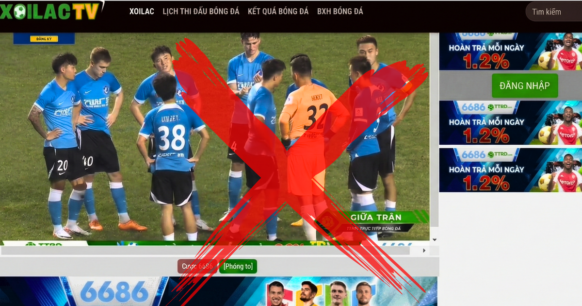 Hệ thống Xôi Lạc TV chuyên phát lậu các giải thể thao quốc tế bị đánh ...