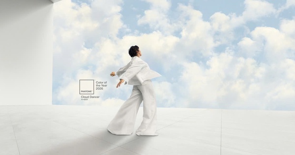 Sắc trắng Cloud Dancer được Pantone chọn là màu của năm 2026