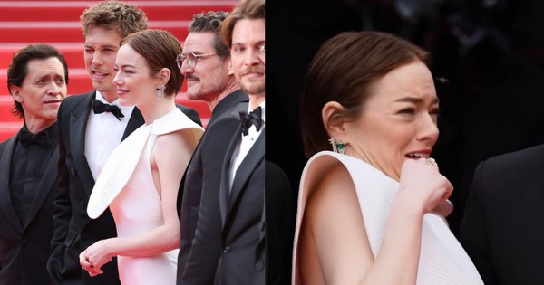 Emma Stone bị ong 'tấn công' hy hữu trên thảm đỏ Cannes - Tuổi Trẻ Online