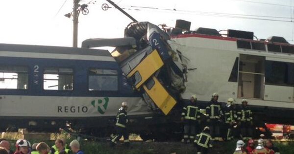 Swiss train crash kills driver, injures 35: police