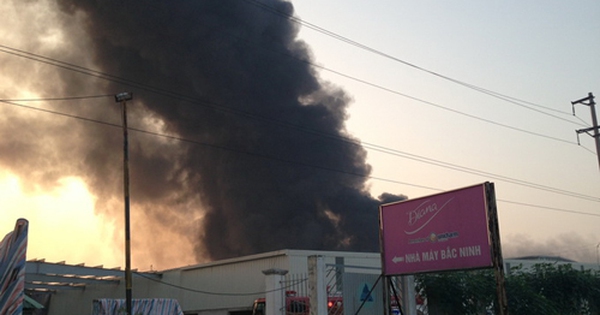 Fire blazes up at Diana diaper factory in northern Vietnam