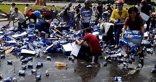 Police summon 10 suspects in Bien Hoa beer looting