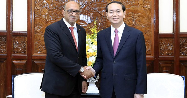 State President Tran Dai Quang receives Cuban Ambassador to Vietnam