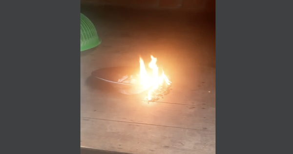 Family worried as household items catch fire naturally in southern Vietnam