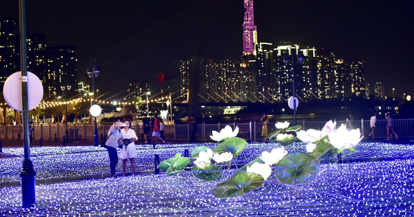 500,000 LED lights brighten downtown park in Ho Chi Minh City