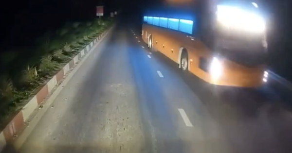 Passenger bus driver fined for driving in wrong direction on highway in ...